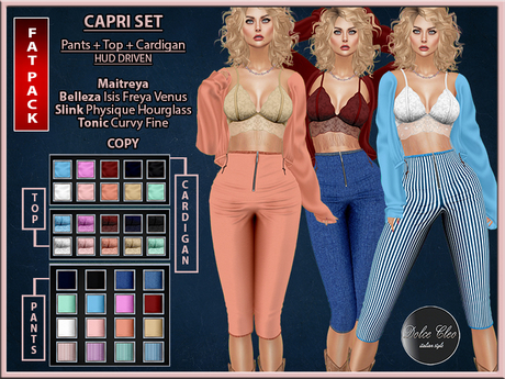 Second Life Marketplace - CAPRI SET - FAT PACK